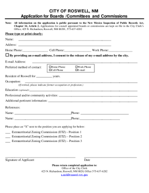 Fillable Online www.governor.state.nm.usboards-and-commissionsBoards ...