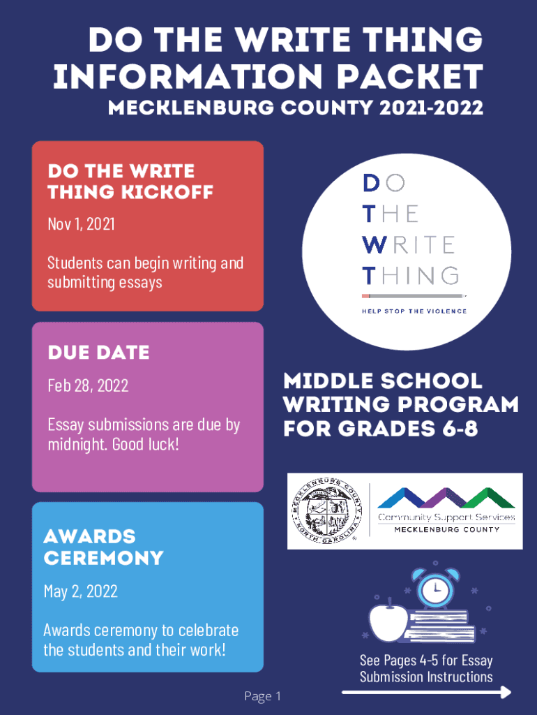 Fillable Online DO THE WRITE THING (DtWT) Bexar County - Do the Write ...