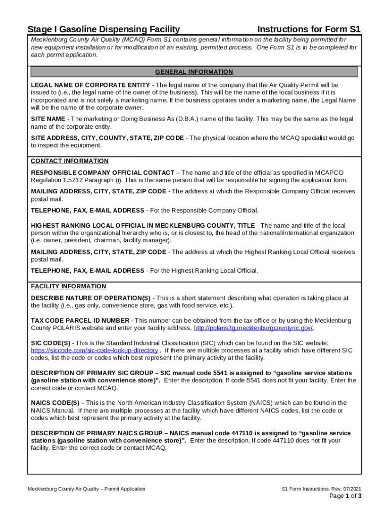 www.mecknc.govDocumentsS1Stage I Gasoline Dispensing Facility ...