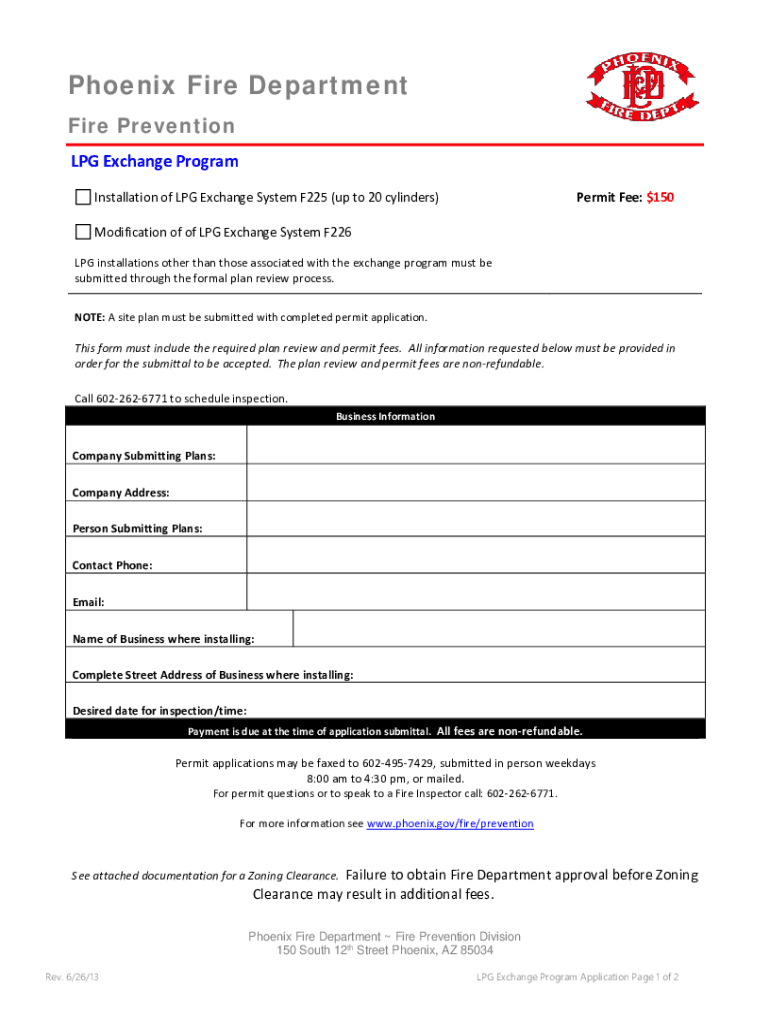 Fillable Online Maynard Fire Department Permit and Fee Schedule Fax ...