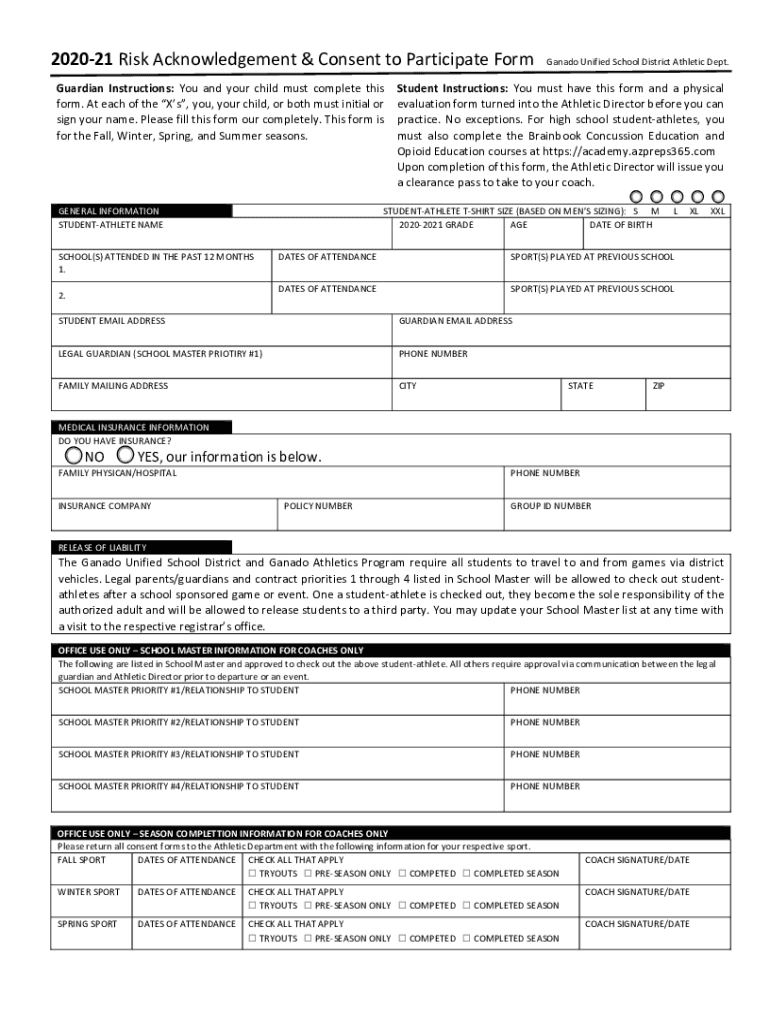 Fillable Online docecity.comrisk-acknowledgement-and-consent-toRisk ...