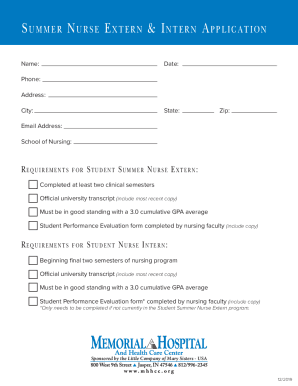 Fillable Online www.mhhcc.org images Summer-Nurse-Intern-andSummer ...