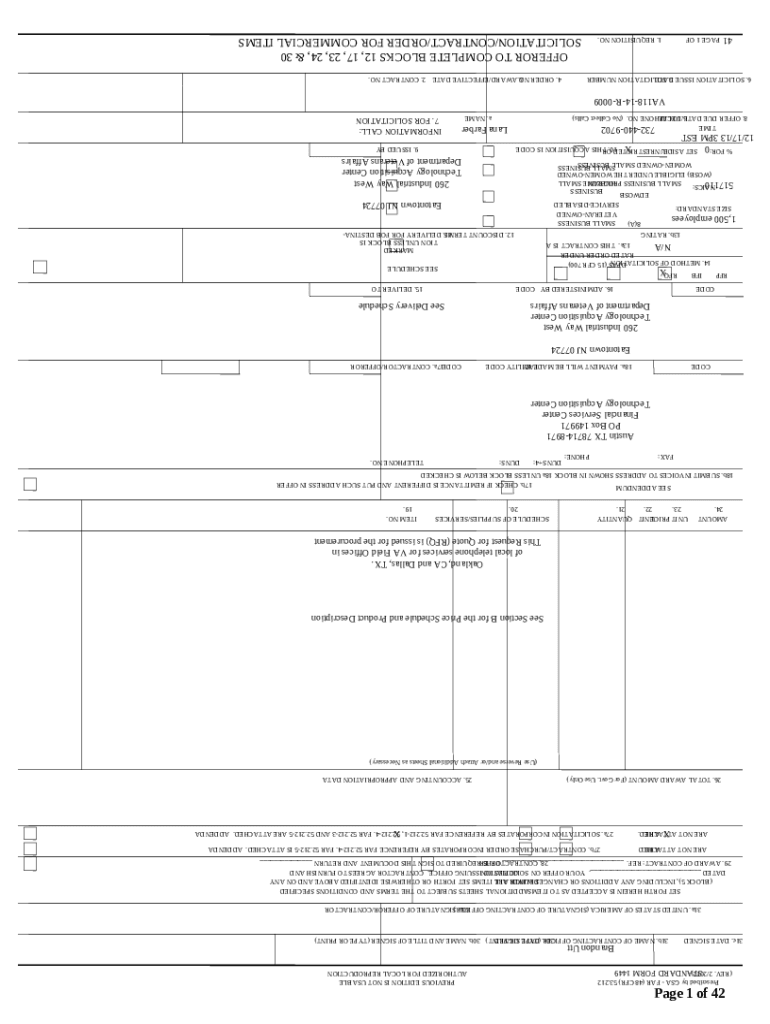 SSECTION B - CONTINUATION OF SF 1449 BLOCKS Doc Template ... Doc ...