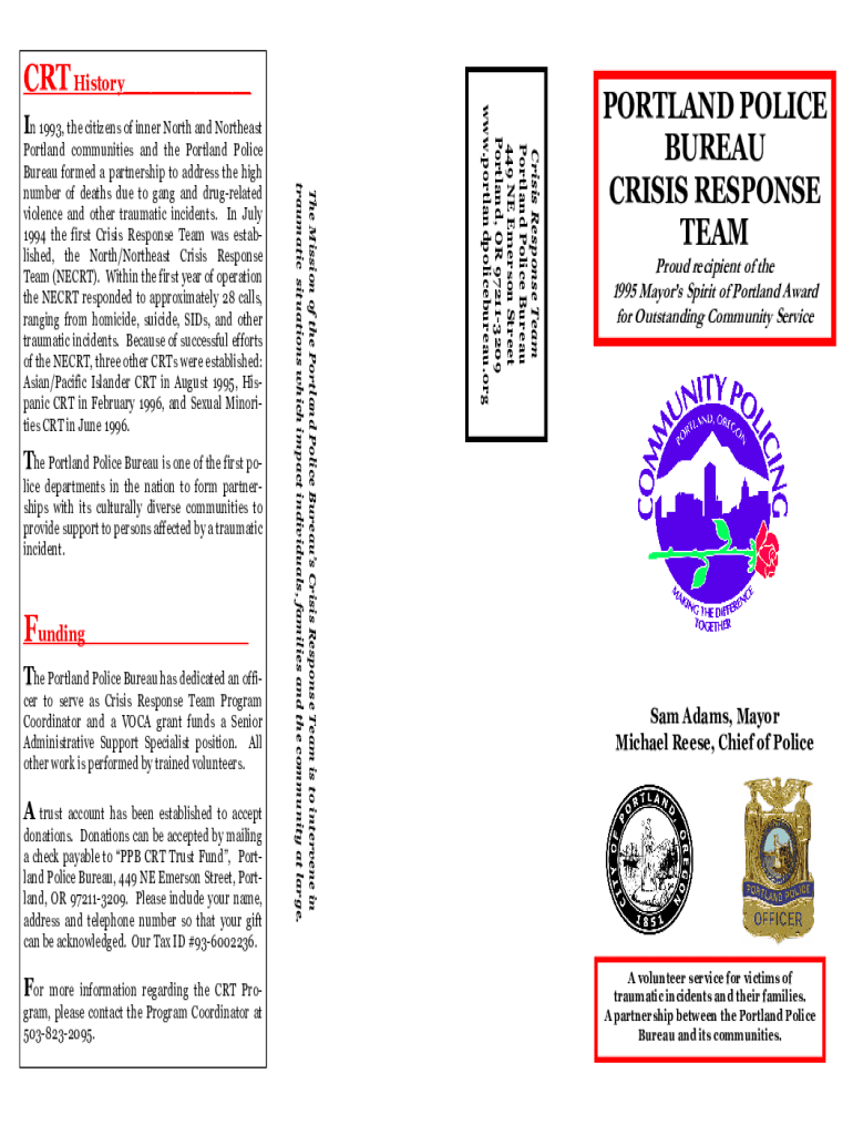 Fillable Online Body Worn Cameras For The Portland Police Bureau