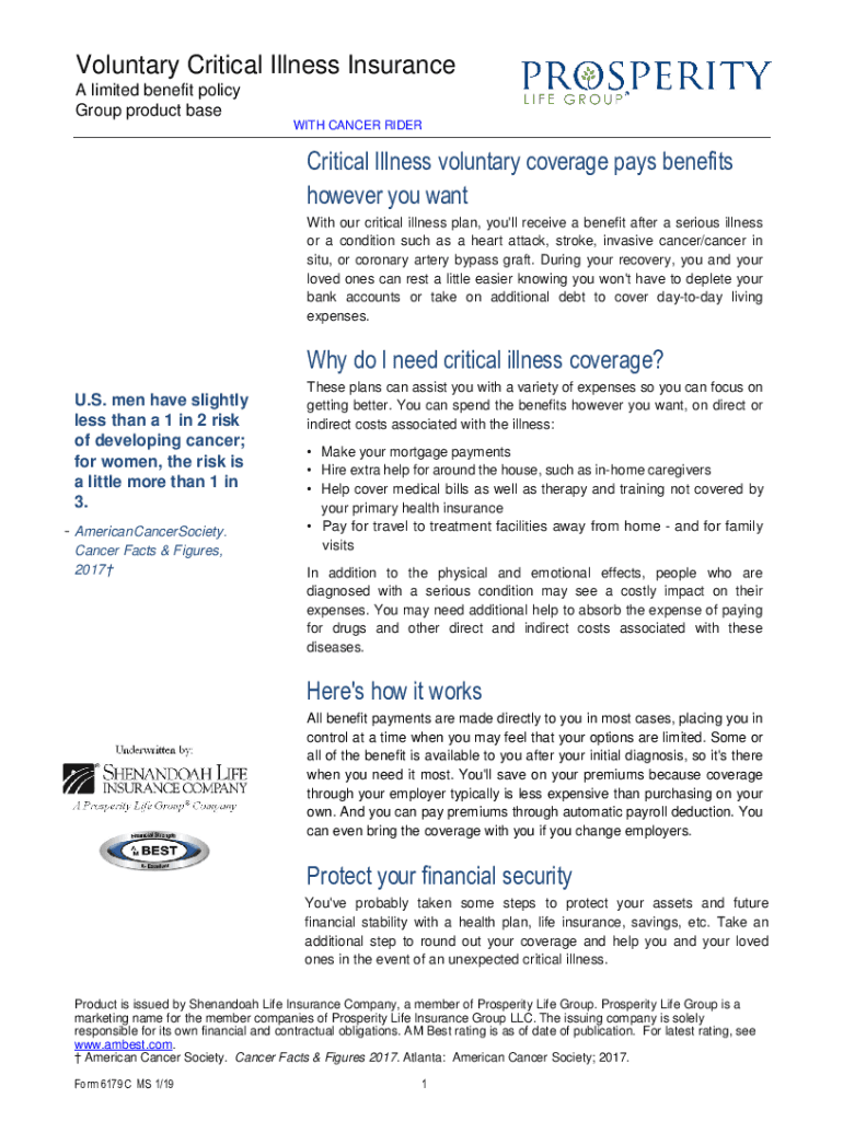 Fillable Online Form 6179C MS 1019 - Prosperity CI Proposal TemplateMS ...