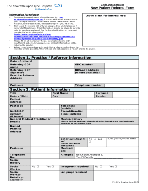 FAMILY SUPPORT HUB REFERRAL ALL INATION MUST BE ... Doc Template ...