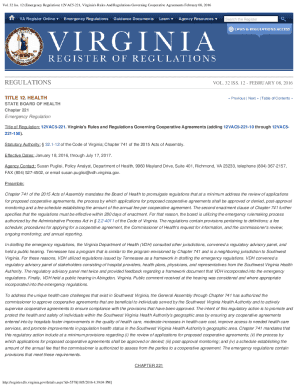 Fillable Online VIRGINIA EMERGENCY MEDICAL SERVICES REGULATIONSVIRGINIA ...