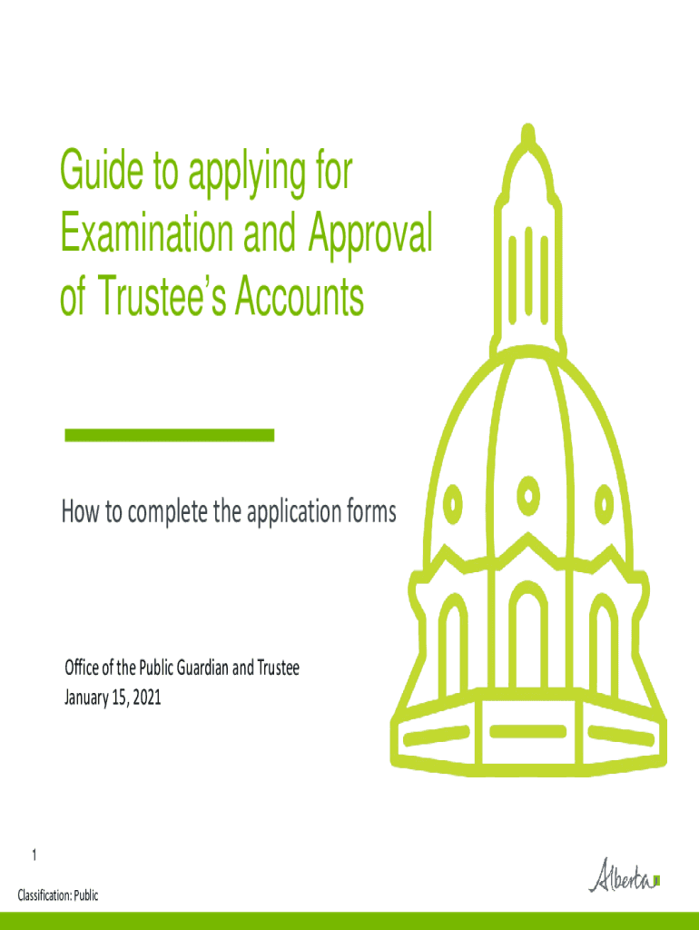 Fillable Online Guide to applying for examination and approval of ...