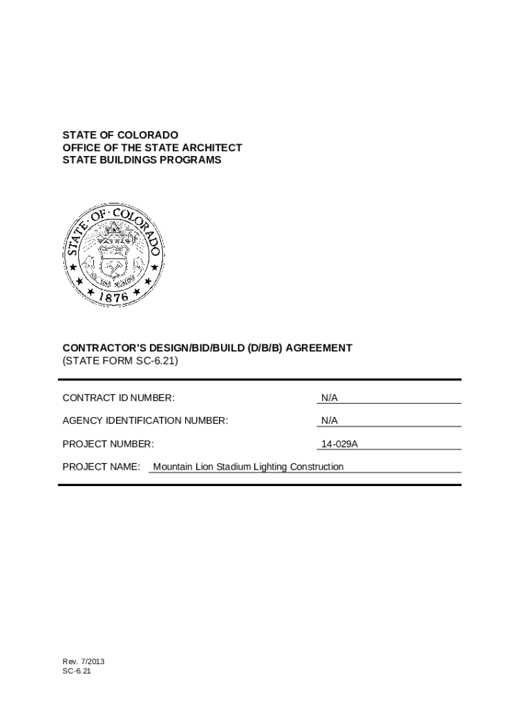 Contract sOSA - Colorado Doc Template | pdfFiller