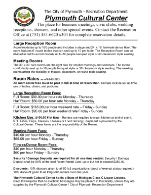 Fillable Online CC Rental packet as of 8-4-10.PDF Fax Email Print ...