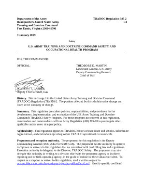 Department of the Army *TRADOC Regulation 10-5Training Army Training ...