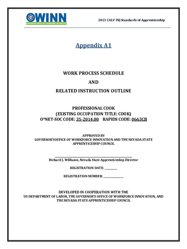 Fillable Online Appendix A1 - labor.nv.gov Fax Email Print - pdfFiller