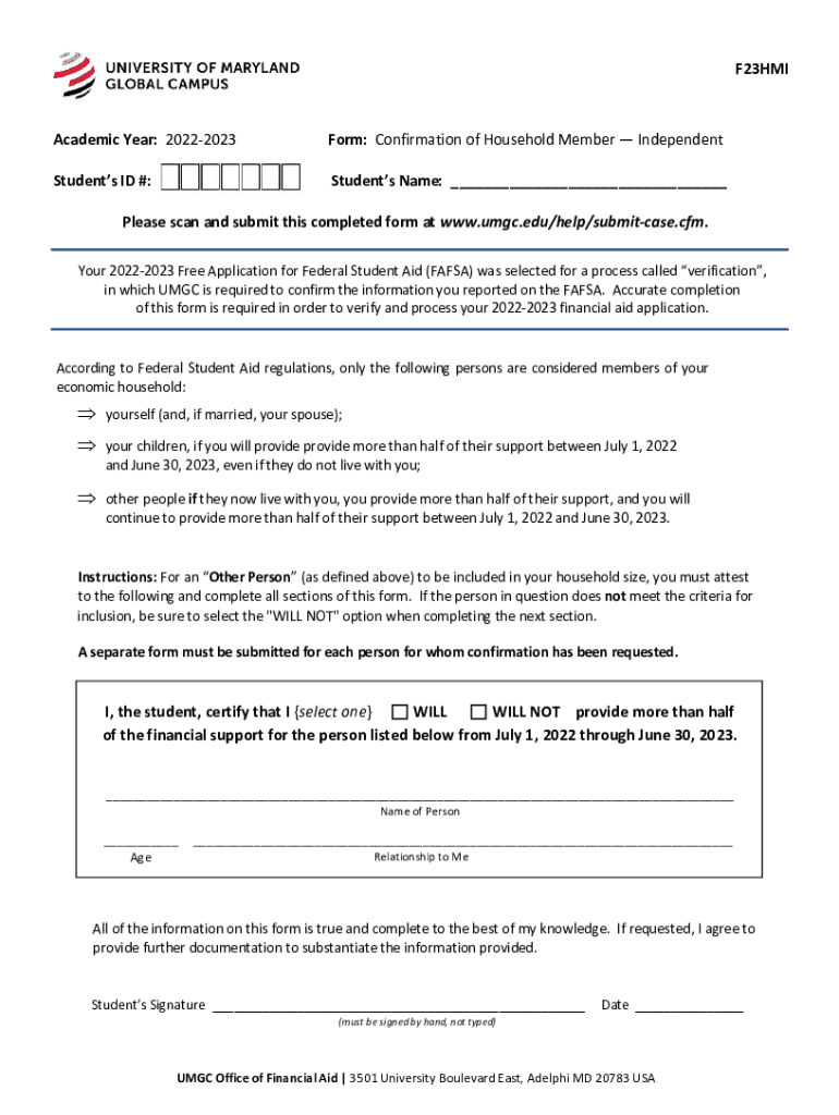 Fillable Online 202122 Other Household Member Enrollment Form July 1 ...