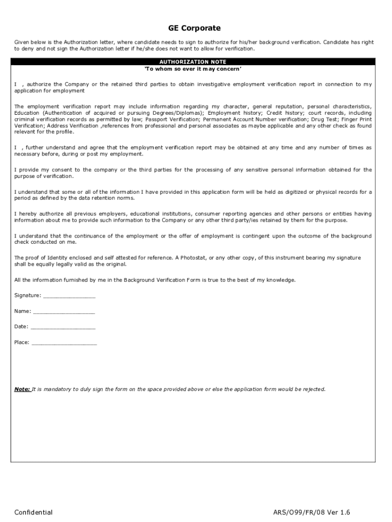 Fillable Online ARN - GE Fax Email Print - pdfFiller