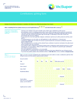 Fillable Online www.vicsuper.com.au-mediaChoice of superannuation fund ...