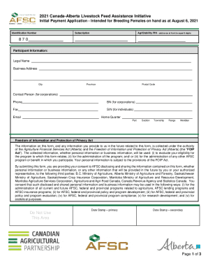 Fillable Online Applications now open for the 2021 Canada-Alberta ...