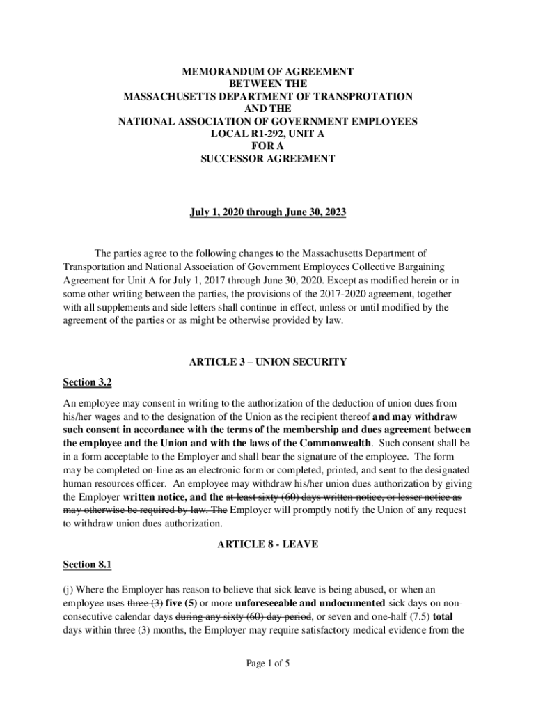 Fillable Online www.nage.orgloginassetsMEMORANDUM OF AGREEMENT BETWEEN ...