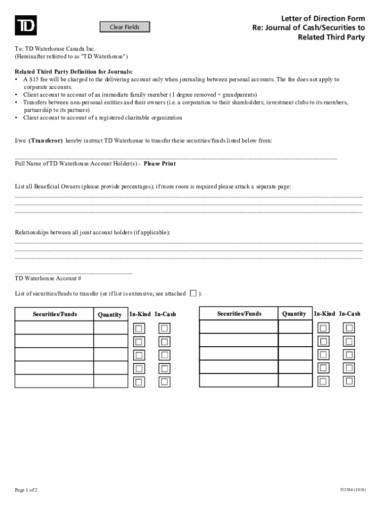 Fillable Online Authorization and Indemnity Form for Journal of Cash ...