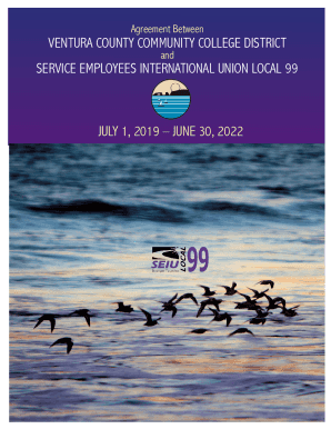 Fillable Online Agreement Between VENTURA COUNTY COMMUNITY COLLEGE ...