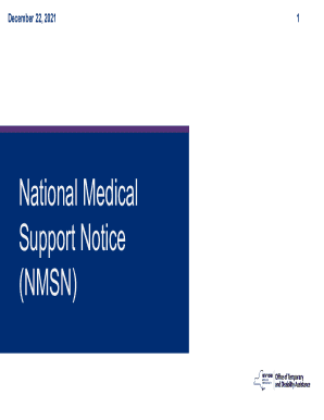 Fillable Online National Medical Support Notice (NMSN) Fax Email Print ...
