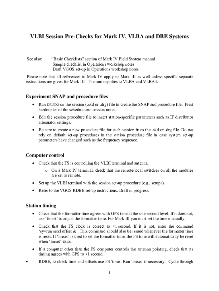 Fillable Online ivscc gsfc nasa The Mark IV VLBI Data-Acquisition and ...