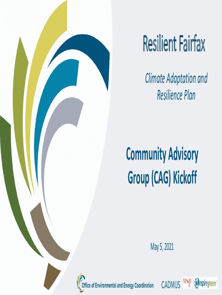 Fillable Online Resilient Fairfax Climate Adaptation and Resilience ...
