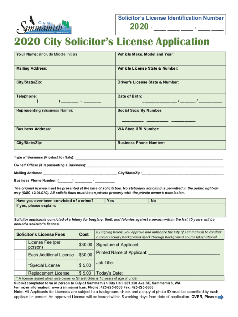 Fillable Online cityofjohnstownpa.netwp-contentuploadsCity of Johnstown Solicitors License ...