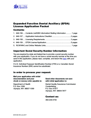 Fillable Online doh wa doh.wa.govlegacyDocumentsExpanded Funtion Dental ...