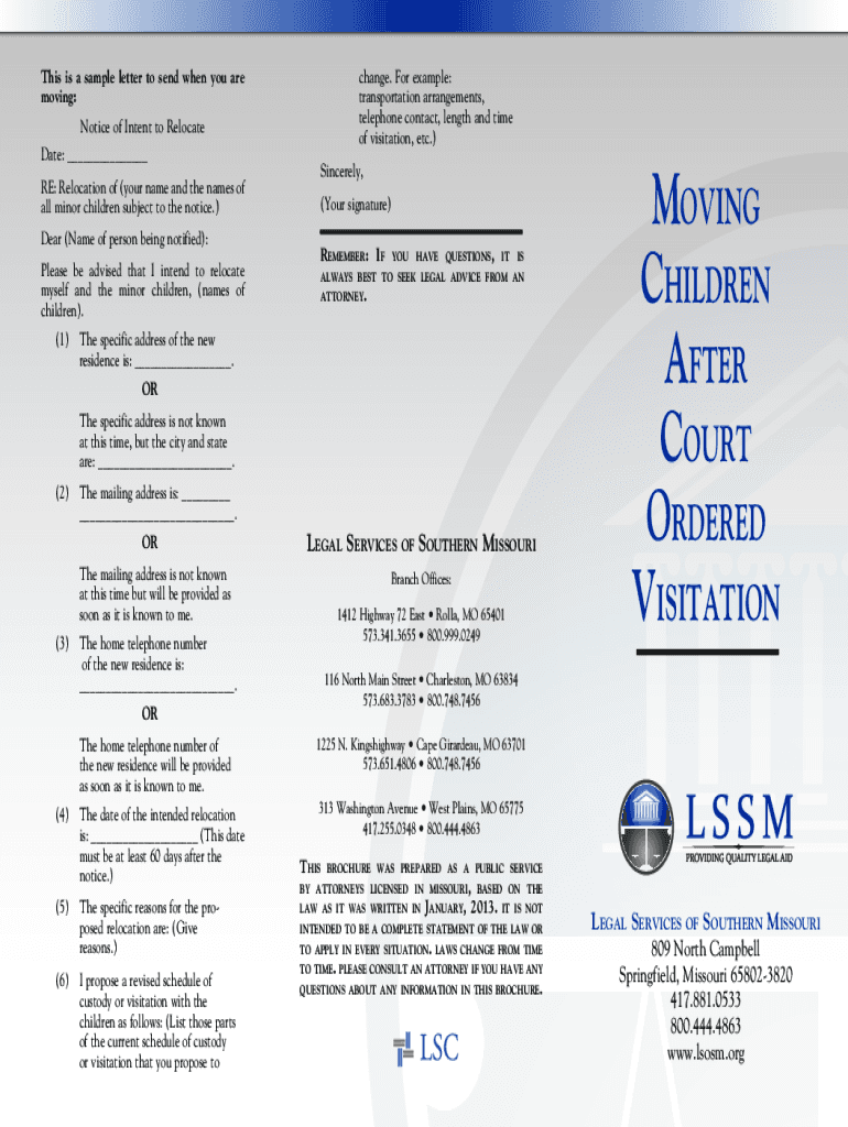 Fillable Online Writing a Business Relocation Letter with SampleHow to ...