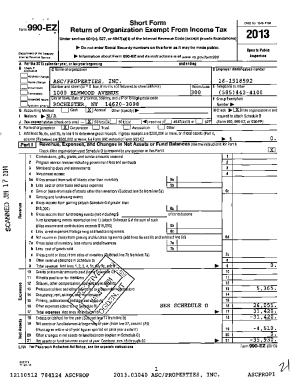 Fillable Online Return of Organization Exempt From Income Tax 990 ...