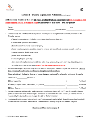 Fillable Online Reporting Changes Income Family Composition - NYCHA Fax ...