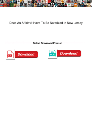 Fillable Online Does the Affidavit of Service need to be notarized in ...