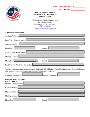 Fillable Online www.businesslicenses.comLicensesVAApplication For A ...