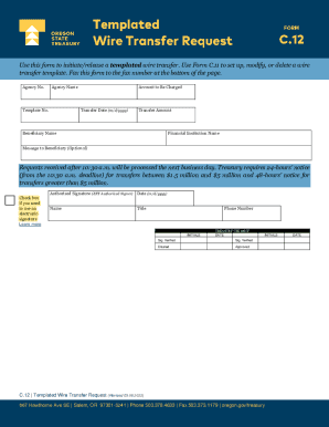 Fillable Online Wire Transfer Request Form The Best Free Template And ...