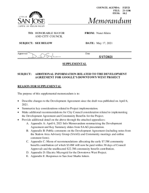 Fillable Online TO: HONORABLE MAYOR FROM: SUBJECT: SEE BELOW DATE ...