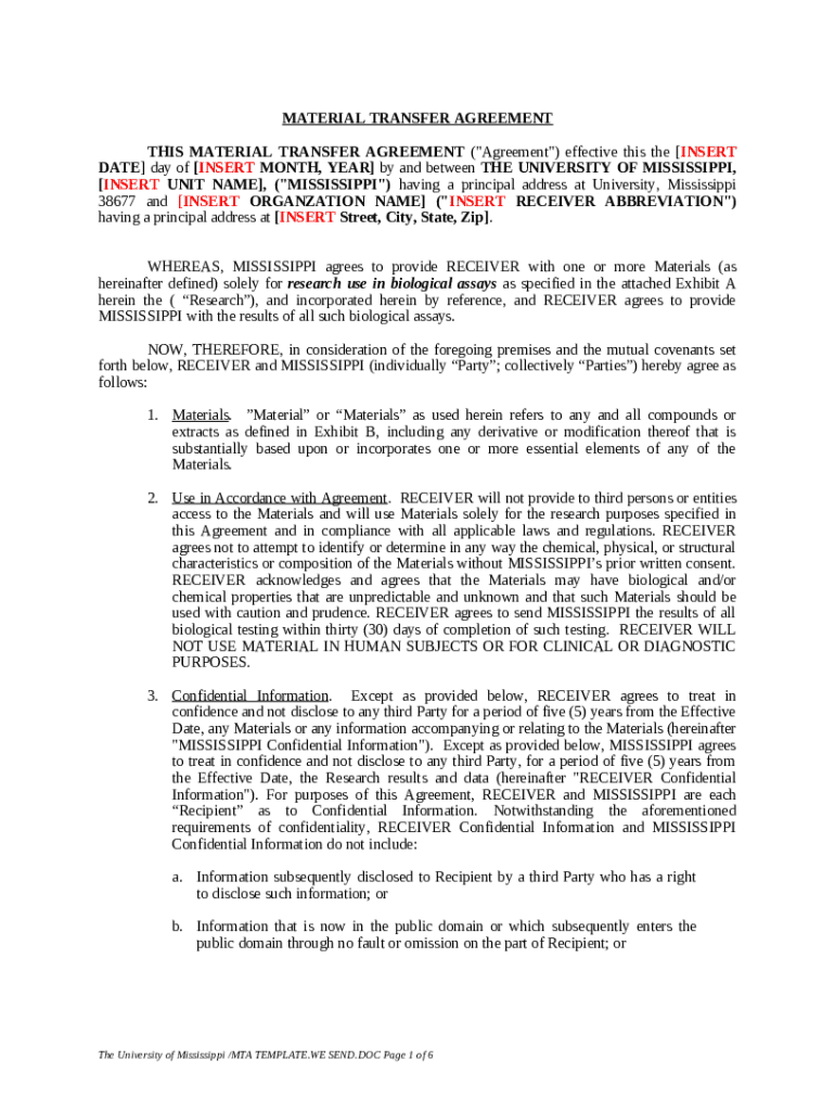 www.k-state.eduresearchindustryKANSAS STATE UNIVERSITY MATERIAL TRANSFER AGREEMENT Doc Template ...