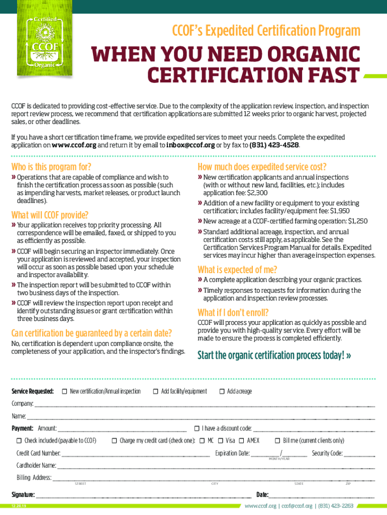 Fillable Online www.fsa.usda.govprograms-and-servicesoccspOrganic ...