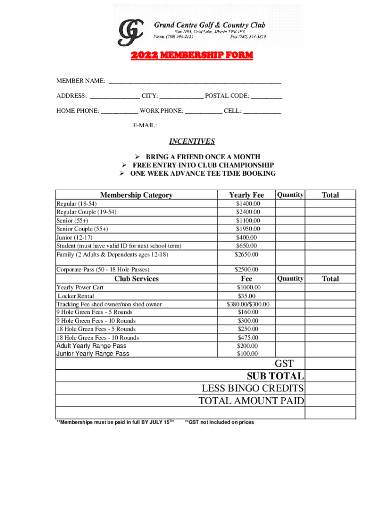 Fillable Online chimecentral.orgfull-membership-formMembership Form ...