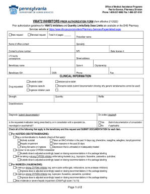 Fillable Online www.dhs.pa.gov providers Pharmacy-ServicesVMAT 2 ...