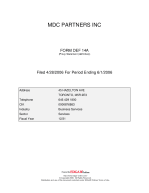 Fillable Online Mdc Holdings Inc (MDC) DEF 14A Proxy Statement Report ...