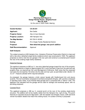 Fillable Online Planning Staff Report to Design Review Board - Urban ...