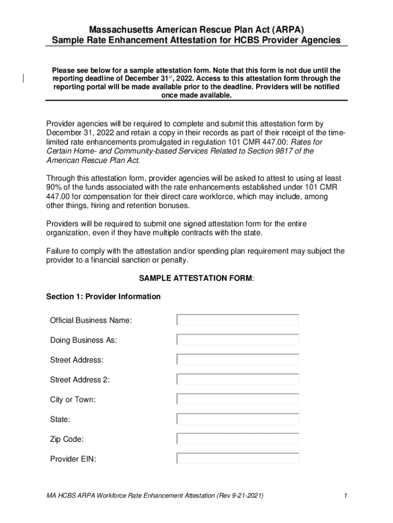 Fillable Online www.mass.govdochcbs-arpa-sample ...