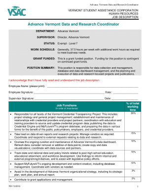 Fillable Online POSITION DESCRIPTION FORM Fax Email Print - pdfFiller