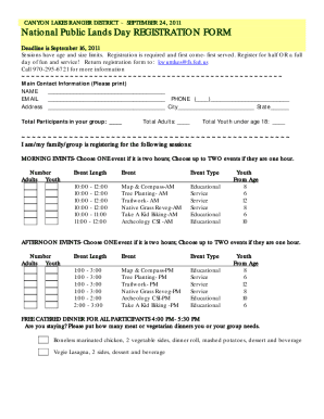 Fillable Online www.fs.usda.govrecareaarpCanyon Lakes Ranger District, west of ... - US Forest ...