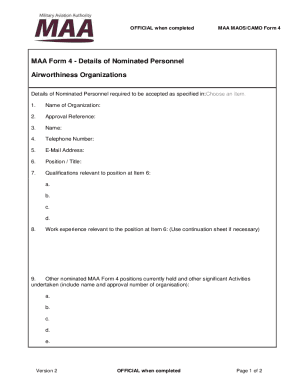 Fillable Online www.pdffiller.com462249817--MAA-MAOS-CAMO-Form-4 ...