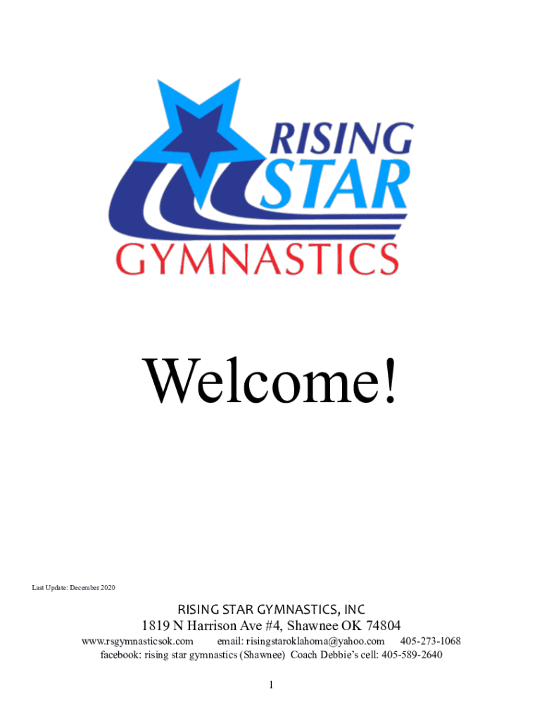 Fillable Online Student welcome packet May2021.pages Fax Email Print ...