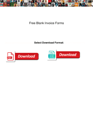Fillable Online Free Blank Invoice Form * Invoice Template Ideas Fax ...