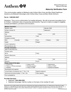 Fillable Online providers.anthem.com docs gppProvider Authorization to ...