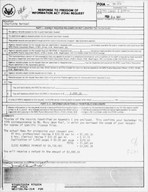 Fillable Online Third final response to FOIA request for documents ...
