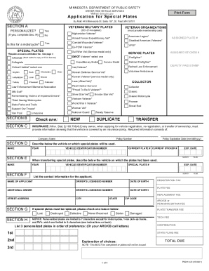 Fillable Online dps.mn.govPagesMotor-Vehicle-FormsMotor Vehicle Forms ...